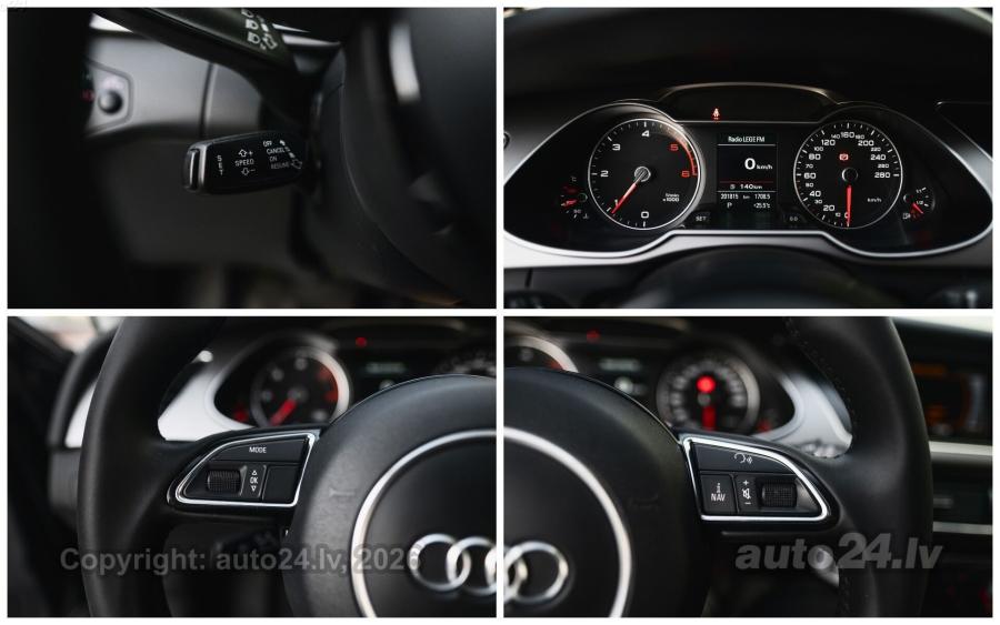 Black Audi A4 2013 in Tallinn, with an engine capacity of 2.00 L and mileage of 202 thousand km for 8499 €, photo 17 on AUTOMOTO.COM.LV