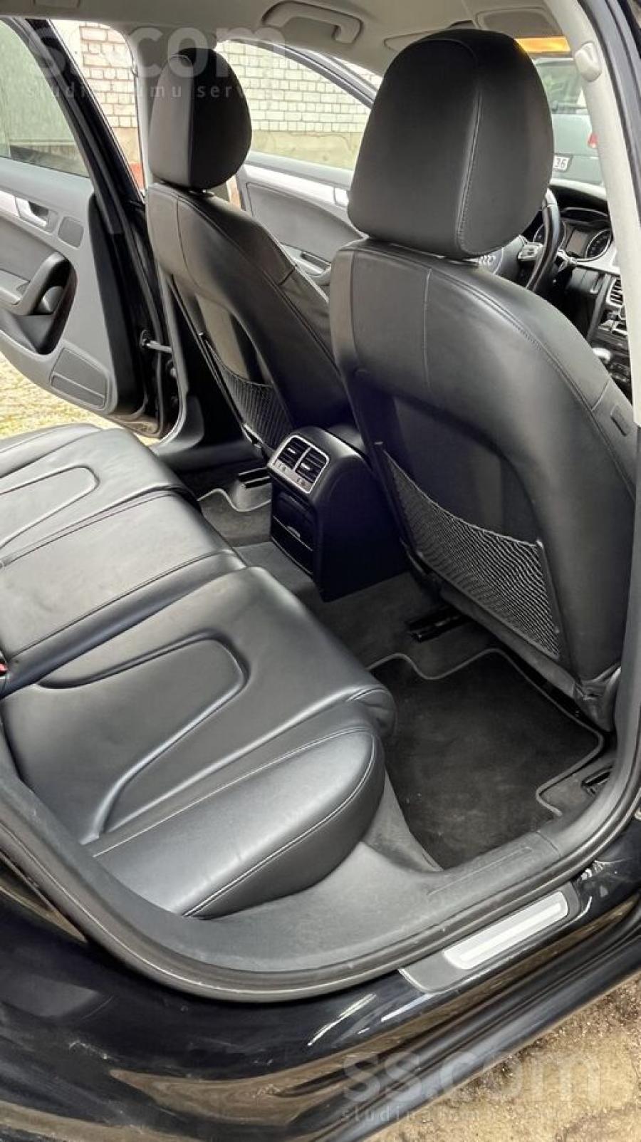Black Audi A4 2013 in Liepaja, with an engine capacity of 2.00 L and mileage of 295 thousand km for 7700 €, photo 6 on AUTOMOTO.COM.LV