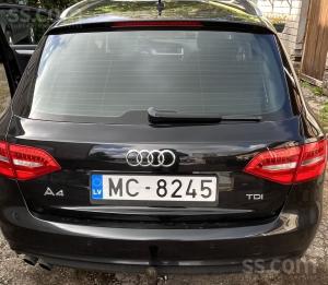 Black Audi A4 2013 in Liepaja, with an engine capacity of 2.00 L and mileage of 295 thousand km for 7700 €, photo 15 on AUTOMOTO.COM.LV