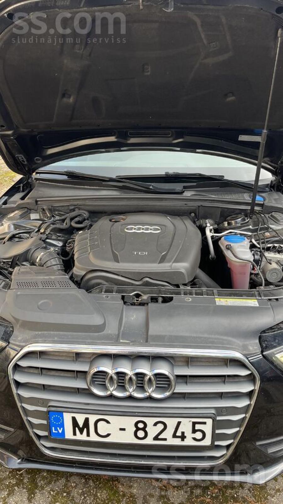 Black Audi A4 2013 in Liepaja, with an engine capacity of 2.00 L and mileage of 295 thousand km for 7700 €, photo 16 on AUTOMOTO.COM.LV