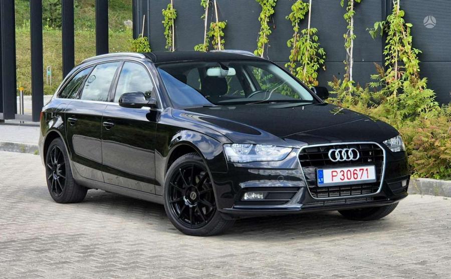 Melns Audi A4 2013 Viļņa, ar dzinēja tilpumu 1.97 L un nobraukumu 291 tūkst. km par 7650 €, foto 3 vietnē AUTOMOTO.COM.LV