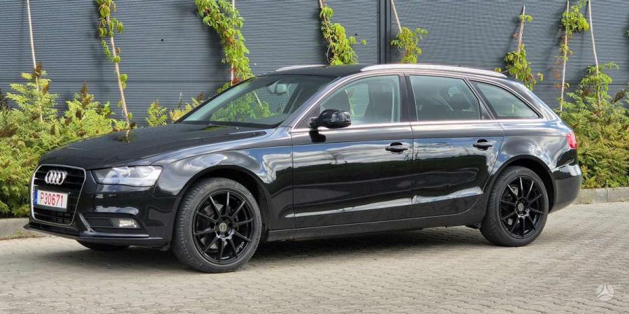 Melns Audi A4 2013 Viļņa, ar dzinēja tilpumu 1.97 L un nobraukumu 291 tūkst. km par 7650 €, foto 7 vietnē AUTOMOTO.COM.LV
