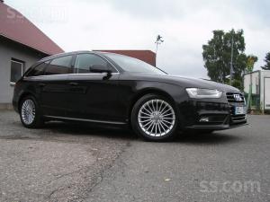 Melns Audi A4 2013 Rīga, ar dzinēja tilpumu 2.00 L un nobraukumu 0 tūkst. km par 7950 €, foto  vietnē AUTOMOTO.COM.LV
