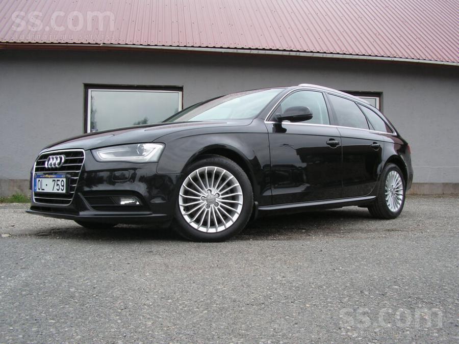 Black Audi A4 2013 in Riga, with an engine capacity of 2.00 L and mileage of 0 thousand km for 7950 €, photo 3 on AUTOMOTO.COM.LV