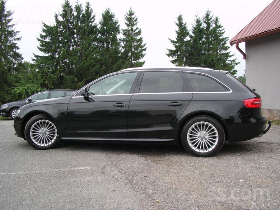 Black Audi A4 2013 in Riga, with an engine capacity of 2.00 L and mileage of 0 thousand km for 7950 €, photo 5 on AUTOMOTO.COM.LV