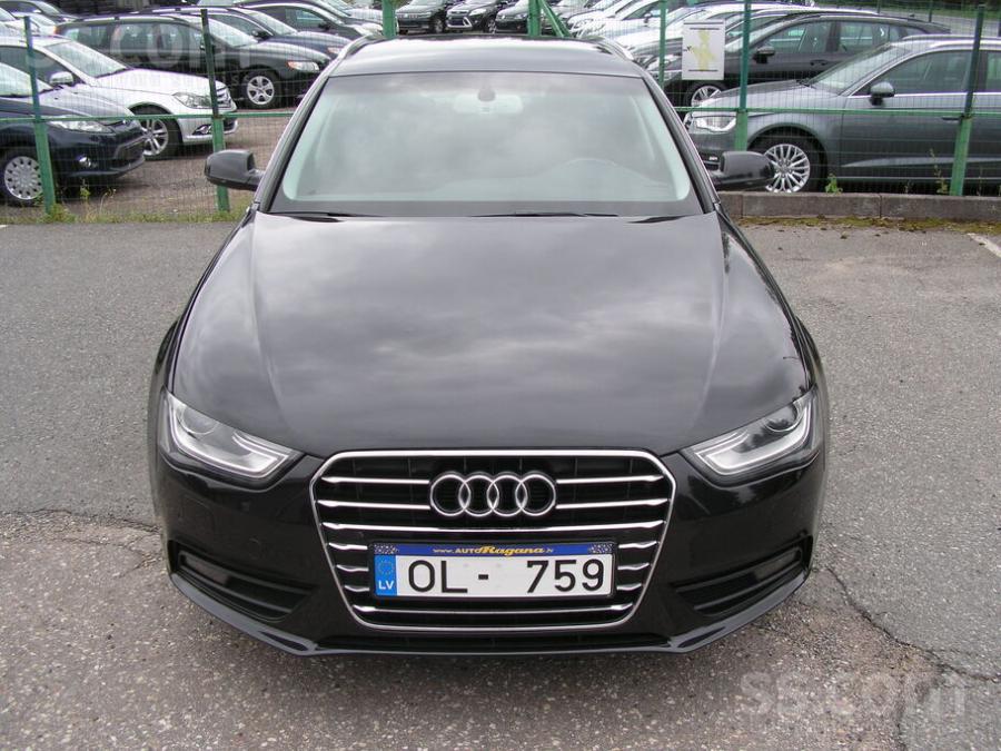 Black Audi A4 2013 in Riga, with an engine capacity of 2.00 L and mileage of 0 thousand km for 7950 €, photo 6 on AUTOMOTO.COM.LV