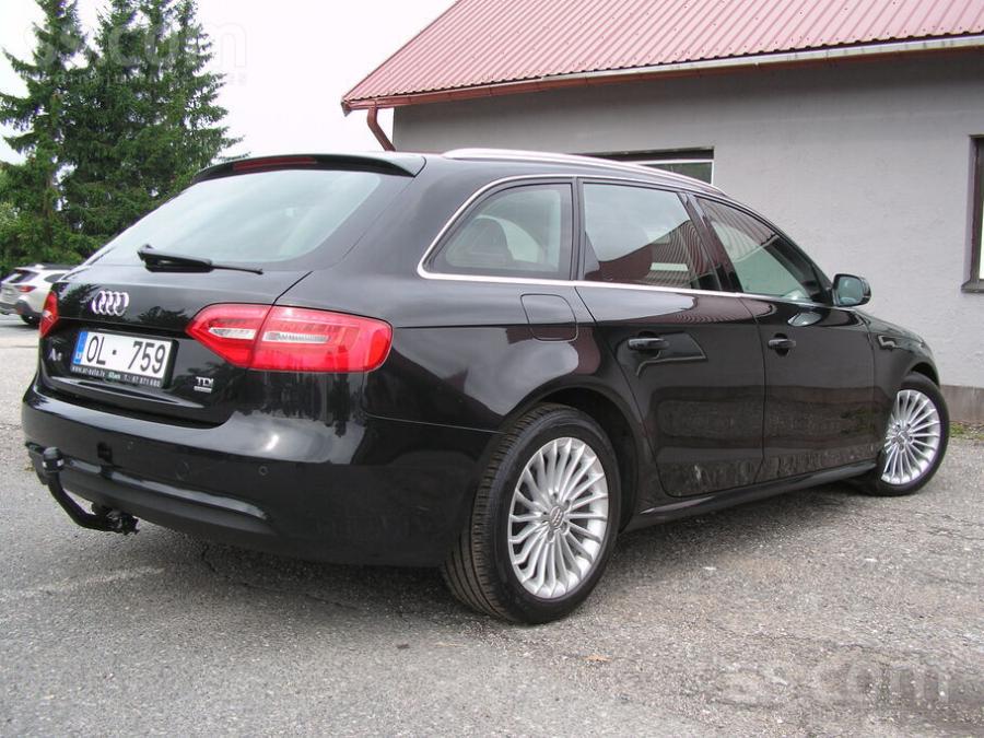 Black Audi A4 2013 in Riga, with an engine capacity of 2.00 L and mileage of 0 thousand km for 7950 €, photo 11 on AUTOMOTO.COM.LV