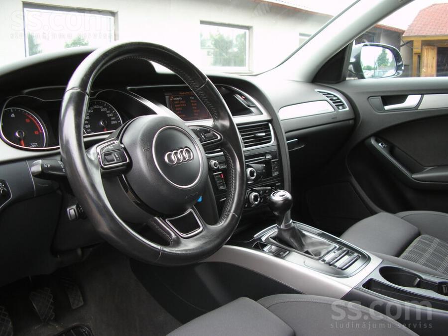 Black Audi A4 2013 in Riga, with an engine capacity of 2.00 L and mileage of 0 thousand km for 7950 €, photo 17 on AUTOMOTO.COM.LV