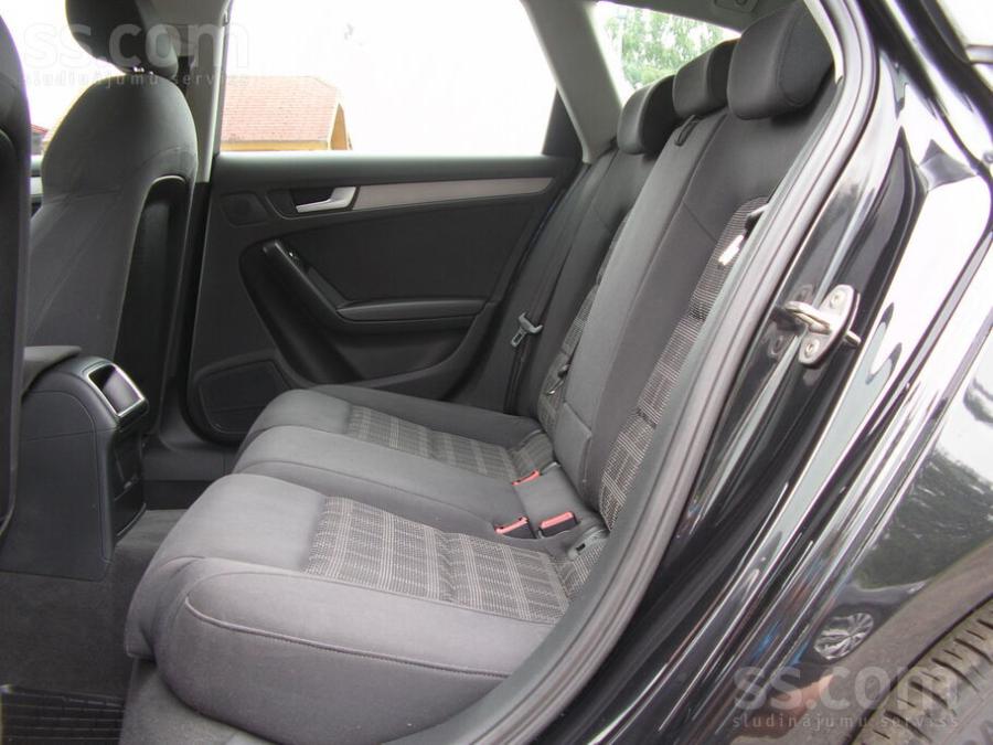Black Audi A4 2013 in Riga, with an engine capacity of 2.00 L and mileage of 0 thousand km for 7950 €, photo 19 on AUTOMOTO.COM.LV