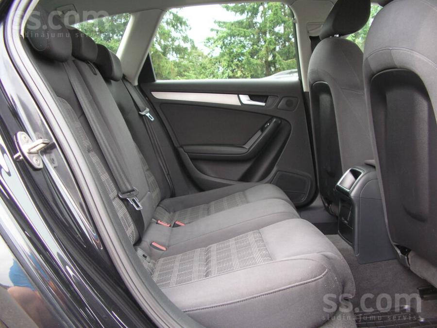 Black Audi A4 2013 in Riga, with an engine capacity of 2.00 L and mileage of 0 thousand km for 7950 €, photo 22 on AUTOMOTO.COM.LV