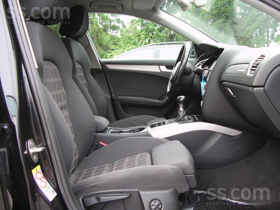 Black Audi A4 2013 in Riga, with an engine capacity of 2.00 L and mileage of 0 thousand km for 7950 €, photo 24 on AUTOMOTO.COM.LV