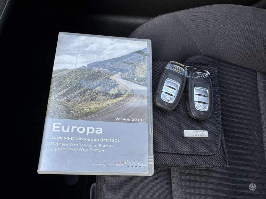 Black Audi A4 2013 in Utena, with an engine capacity of 1.97 L and mileage of 263 thousand km for 6450 €, photo 34 on AUTOMOTO.COM.LV