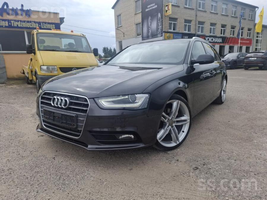 Black Audi A4 2013 in Talsi, with an engine capacity of 2.00 L and mileage of 264 thousand km for 7900 €, photo 1 on AUTOMOTO.COM.LV
