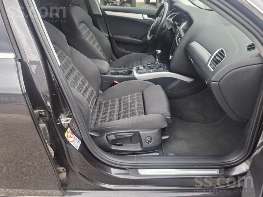 Black Audi A4 2013 in Talsi, with an engine capacity of 2.00 L and mileage of 264 thousand km for 7900 €, photo 12 on AUTOMOTO.COM.LV