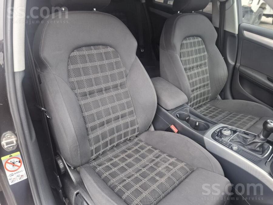 Black Audi A4 2013 in Talsi, with an engine capacity of 2.00 L and mileage of 264 thousand km for 7900 €, photo 14 on AUTOMOTO.COM.LV
