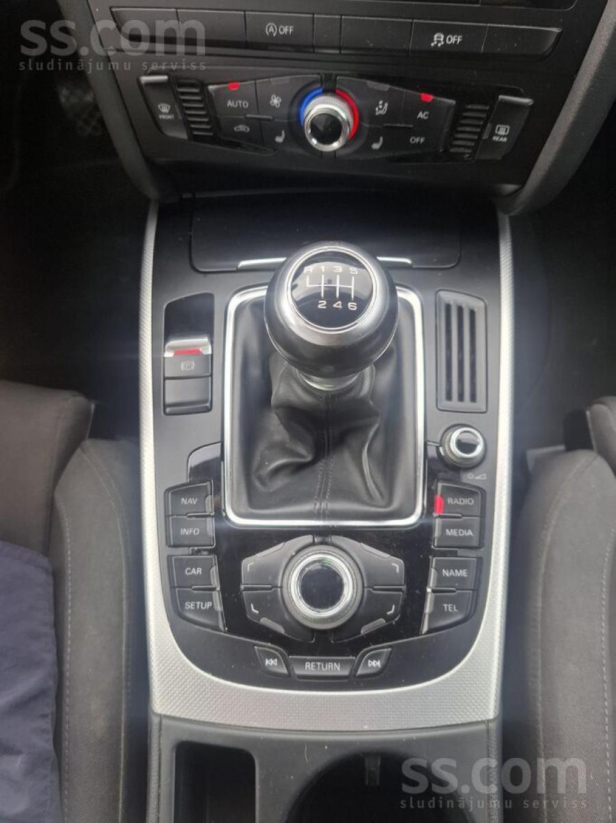 Black Audi A4 2013 in Talsi, with an engine capacity of 2.00 L and mileage of 264 thousand km for 7900 €, photo 20 on AUTOMOTO.COM.LV
