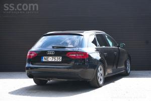 Black Audi A4 2013 in Riga, with an engine capacity of 2.00 L and mileage of 283 thousand km for 7990 €, photo 4 on AUTOMOTO.COM.LV