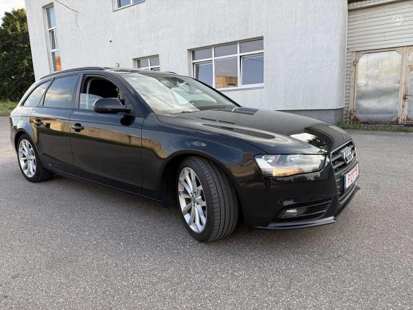 Black Audi A4 2013 in Ukmerge, with an engine capacity of 2.00 L and mileage of 380 thousand km for 5750 €, photo 4 on AUTOMOTO.COM.LV