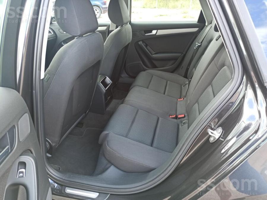 Melns Audi A4 2013 Daugavpils, ar dzinēja tilpumu 2.00 L un nobraukumu 0 tūkst. km par 7400 €, foto 16 vietnē AUTOMOTO.COM.LV