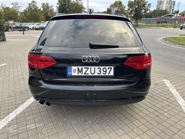 Black Audi A4 2013 in Vilnius, with an engine capacity of 1.97 L and mileage of 477 thousand km for 2650 €, photo 7 on AUTOMOTO.COM.LV