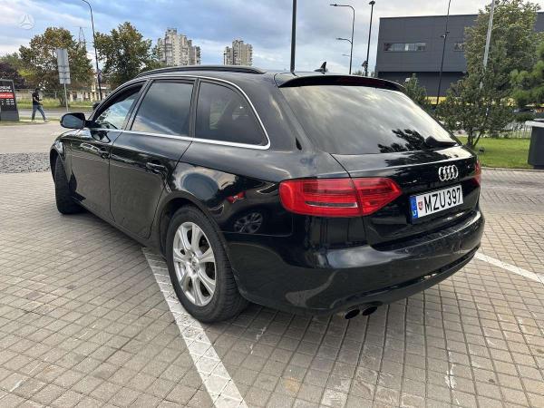 Black Audi A4 2013 in Vilnius, with an engine capacity of 1.97 L and mileage of 477 thousand km for 2650 €, photo 9 on AUTOMOTO.COM.LV