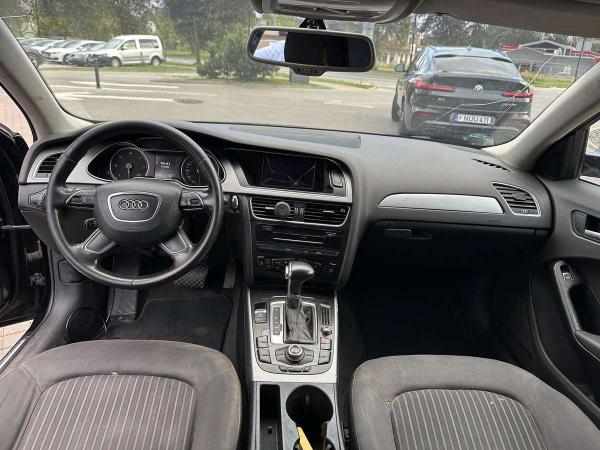 Black Audi A4 2013 in Vilnius, with an engine capacity of 1.97 L and mileage of 477 thousand km for 2650 €, photo 11 on AUTOMOTO.COM.LV