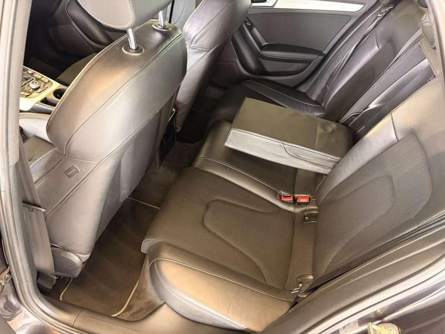 Black Audi A4 2013 in Kaunas, with an engine capacity of 1.97 L and mileage of 285 thousand km for 7499 €, photo 18 on AUTOMOTO.COM.LV