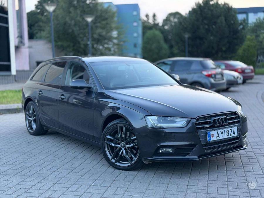 Black Audi A4 2013 in Vilnius, with an engine capacity of 0.00 L and mileage of 295 thousand km for 6900 €, photo 1 on AUTOMOTO.COM.LV