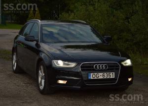 Melns Audi A4 2013 Rīga, ar dzinēja tilpumu 1.80 L un nobraukumu 312 tūkst. km par 8200 €, foto  vietnē AUTOMOTO.COM.LV