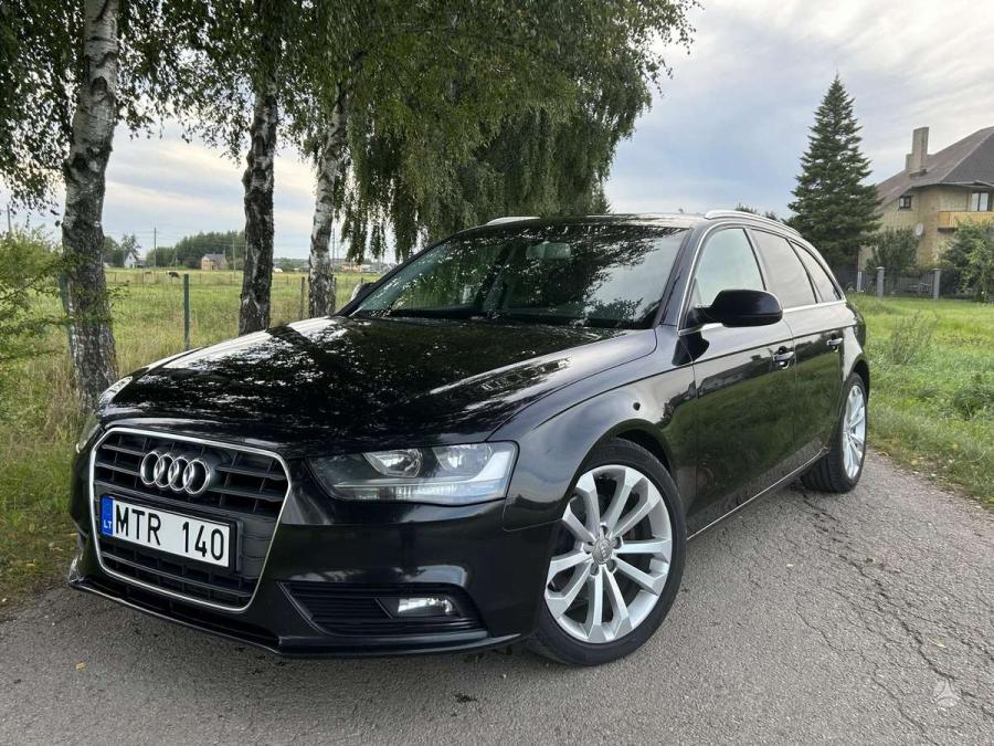 Black Audi A4 2013 in Raseiniai, with an engine capacity of 1.97 L and mileage of 295 thousand km for 7150 €, photo 1 on AUTOMOTO.COM.LV