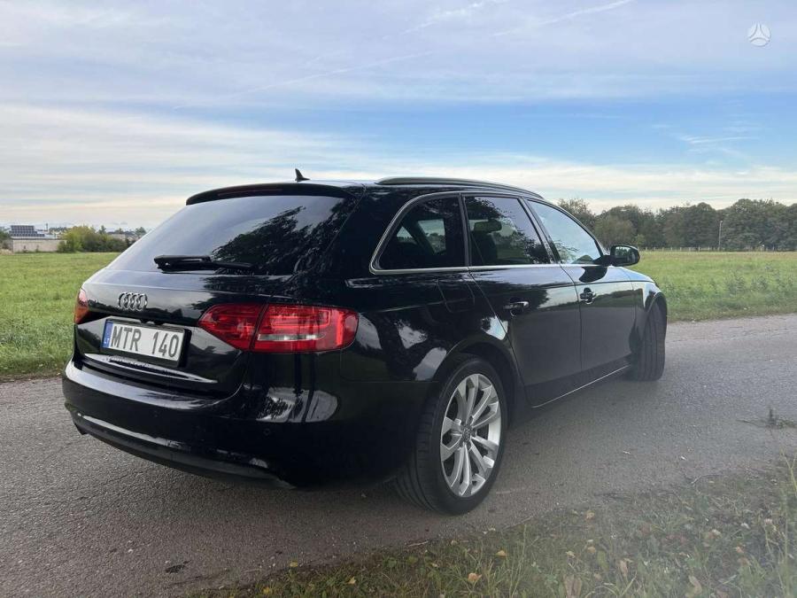 Black Audi A4 2013 in Raseiniai, with an engine capacity of 1.97 L and mileage of 295 thousand km for 7150 €, photo 4 on AUTOMOTO.COM.LV
