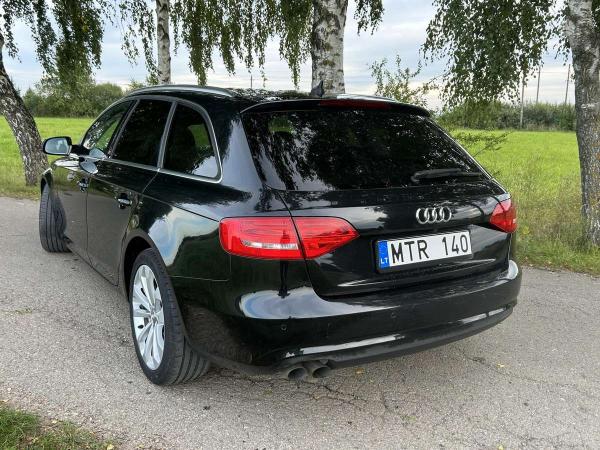 Black Audi A4 2013 in Raseiniai, with an engine capacity of 1.97 L and mileage of 295 thousand km for 7150 €, photo 5 on AUTOMOTO.COM.LV
