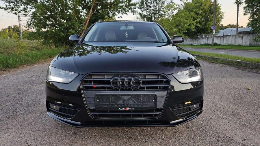 Black Audi A4 2013 in Vilnius, with an engine capacity of 1.97 L and mileage of 300 thousand km for 5600 €, photo 5 on AUTOMOTO.COM.LV