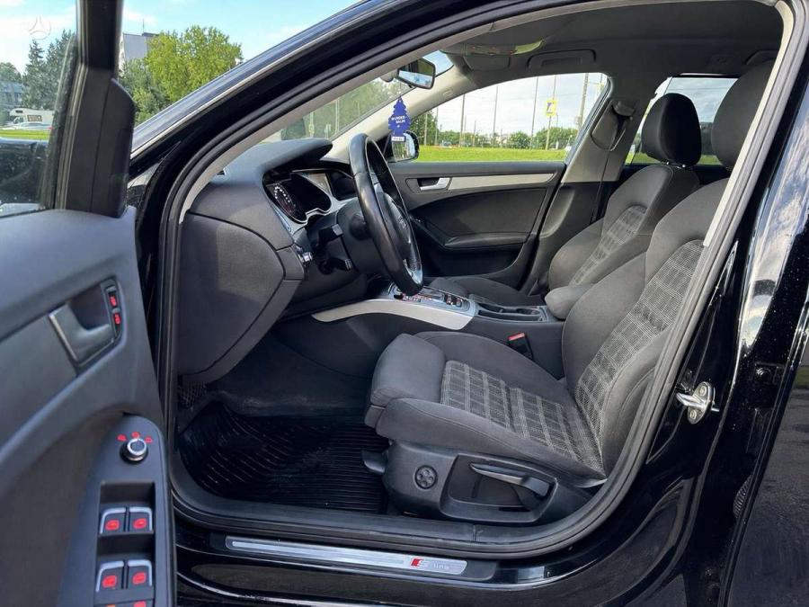 Black Audi A4 2013 in Kaunas, with an engine capacity of 1.97 L and mileage of 334 thousand km for 7000 €, photo 10 on AUTOMOTO.COM.LV