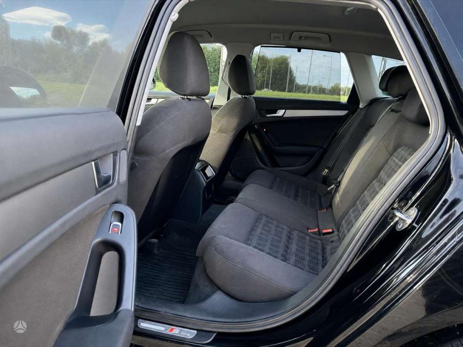 Black Audi A4 2013 in Kaunas, with an engine capacity of 1.97 L and mileage of 334 thousand km for 7000 €, photo 12 on AUTOMOTO.COM.LV