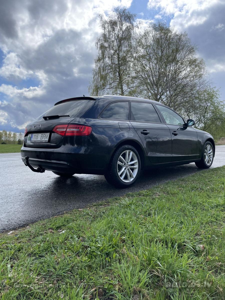 Black Audi A4 2013 in Tartu, with an engine capacity of 2.00 L and mileage of 368 thousand km for 5500 €, photo 4 on AUTOMOTO.COM.LV