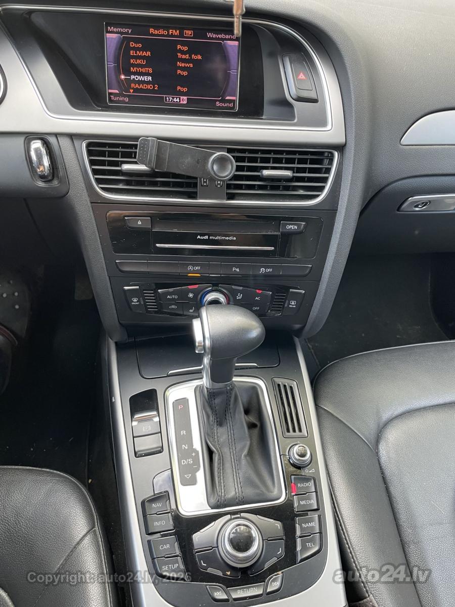 Black Audi A4 2013 in Tartu, with an engine capacity of 2.00 L and mileage of 368 thousand km for 5500 €, photo 13 on AUTOMOTO.COM.LV