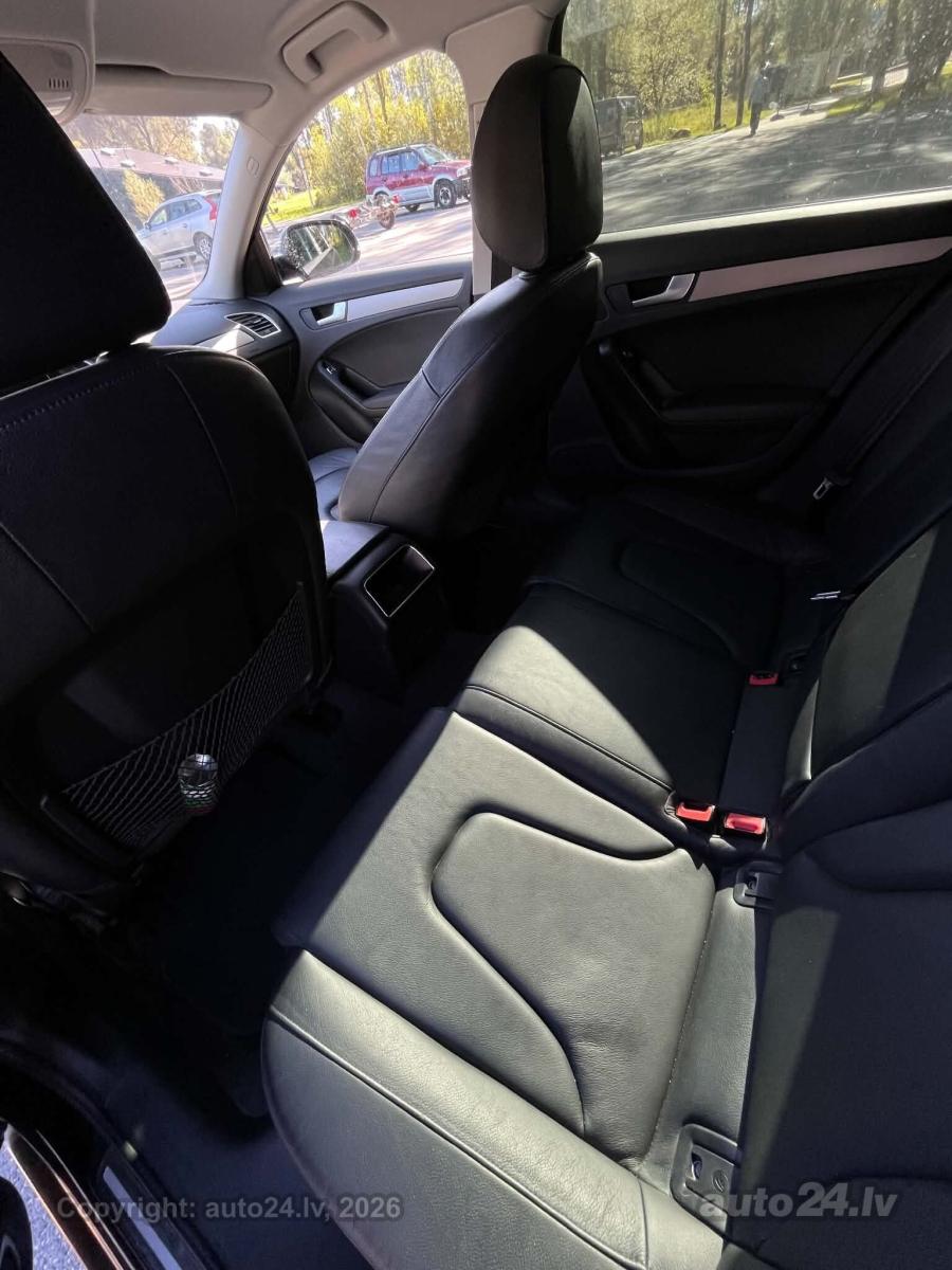 Black Audi A4 2013 in Tartu, with an engine capacity of 2.00 L and mileage of 368 thousand km for 5500 €, photo 24 on AUTOMOTO.COM.LV