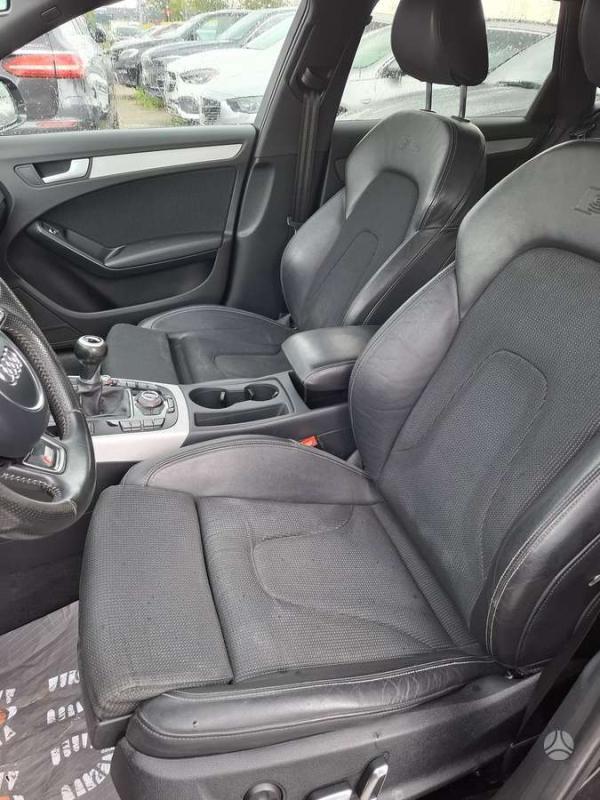 Black Audi A4 2013 in Kaunas, with an engine capacity of 1.97 L and mileage of 285 thousand km for 7150 €, photo 8 on AUTOMOTO.COM.LV
