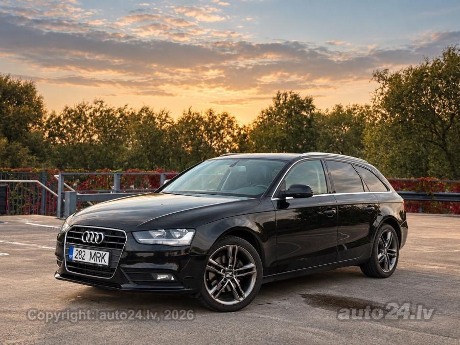 Black Audi A4 2013 in Tartu, with an engine capacity of 2.00 L and mileage of 322 thousand km for 4890 €, photo 4 on AUTOMOTO.COM.LV