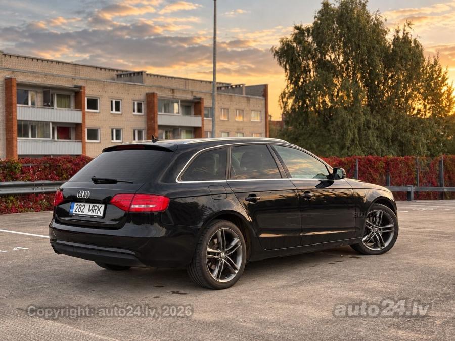 Black Audi A4 2013 in Tartu, with an engine capacity of 2.00 L and mileage of 322 thousand km for 4890 €, photo 7 on AUTOMOTO.COM.LV