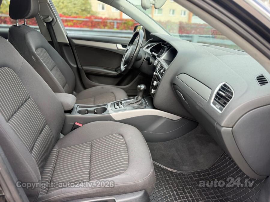 Black Audi A4 2013 in Tartu, with an engine capacity of 2.00 L and mileage of 322 thousand km for 4890 €, photo 9 on AUTOMOTO.COM.LV