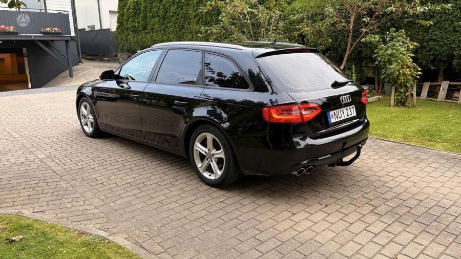 Black Audi A4 2013 in Vilnius, with an engine capacity of 1.97 L and mileage of 241 thousand km for 6900 €, photo 3 on AUTOMOTO.COM.LV