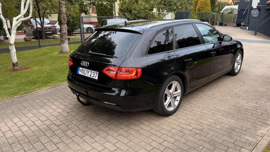 Black Audi A4 2013 in Vilnius, with an engine capacity of 1.97 L and mileage of 241 thousand km for 6900 €, photo 5 on AUTOMOTO.COM.LV