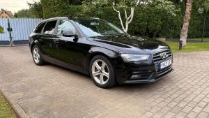 Black Audi A4 2013 in Vilnius, with an engine capacity of 1.97 L and mileage of 241 thousand km for 6900 €, photo 6 on AUTOMOTO.COM.LV