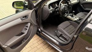 Black Audi A4 2013 in Vilnius, with an engine capacity of 1.97 L and mileage of 241 thousand km for 6900 €, photo 7 on AUTOMOTO.COM.LV