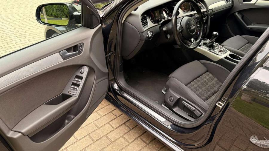 Black Audi A4 2013 in Vilnius, with an engine capacity of 1.97 L and mileage of 241 thousand km for 6900 €, photo 7 on AUTOMOTO.COM.LV