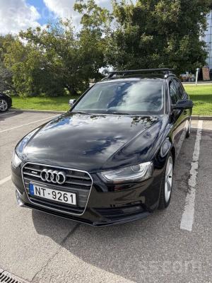 Black Audi A4 2013 in Riga, with an engine capacity of 2.00 L and mileage of 294 thousand km for 6590 €, photo  on AUTOMOTO.COM.LV
