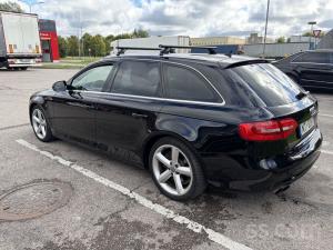 Black Audi A4 2013 in Riga, with an engine capacity of 2.00 L and mileage of 294 thousand km for 6590 €, photo 6 on AUTOMOTO.COM.LV