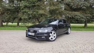Black Audi A4 2013 in Jelgava, with an engine capacity of 2.00 L and mileage of 335 thousand km for 10250 €, photo 1 on AUTOMOTO.COM.LV